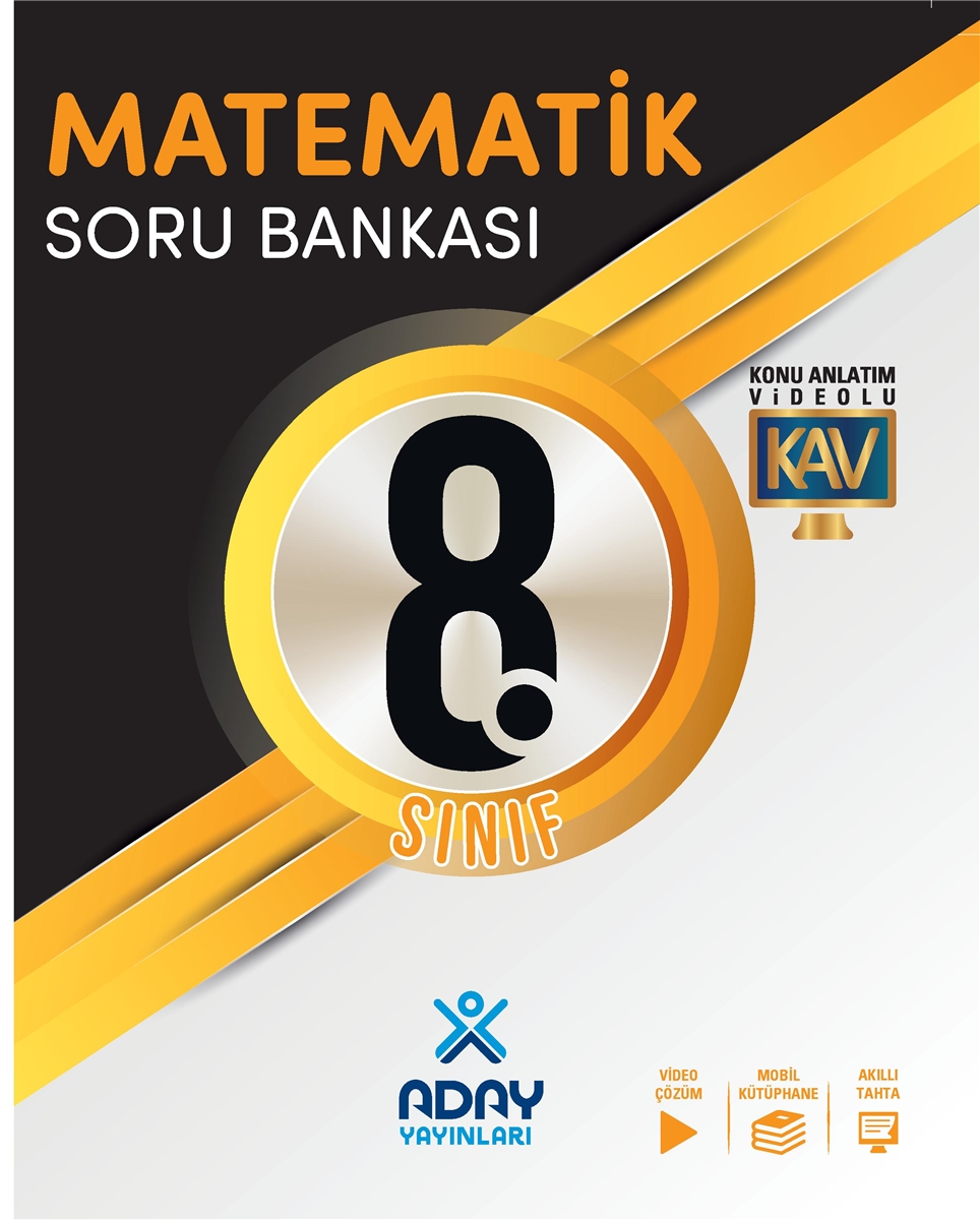 ADAY YAYINLARI - 8. SINIF - 8. Sınıf Matematik Soru Bankası