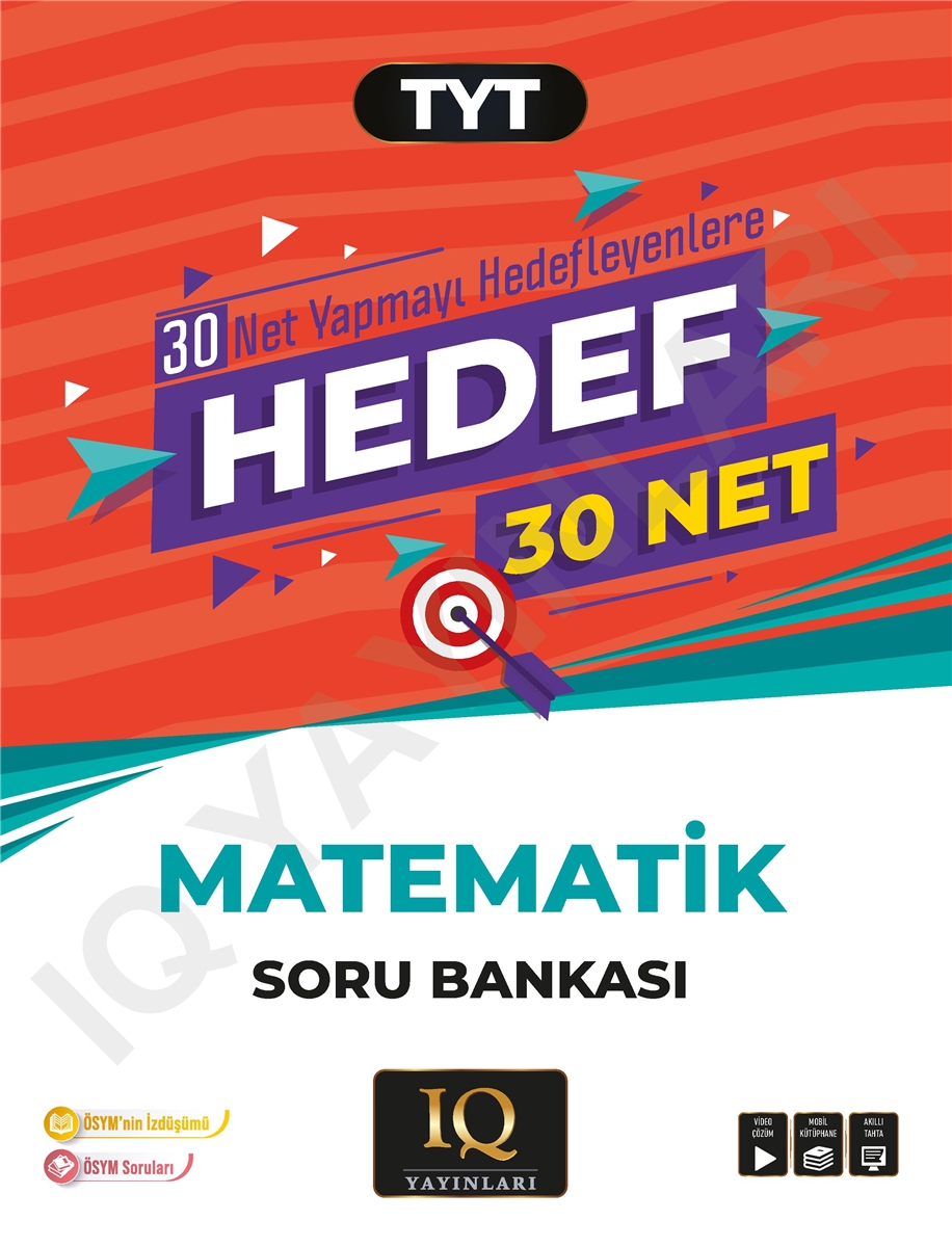 IQ YAYINLARI - TYT - TYT Hedef 30 Net Matematik Soru Bankası