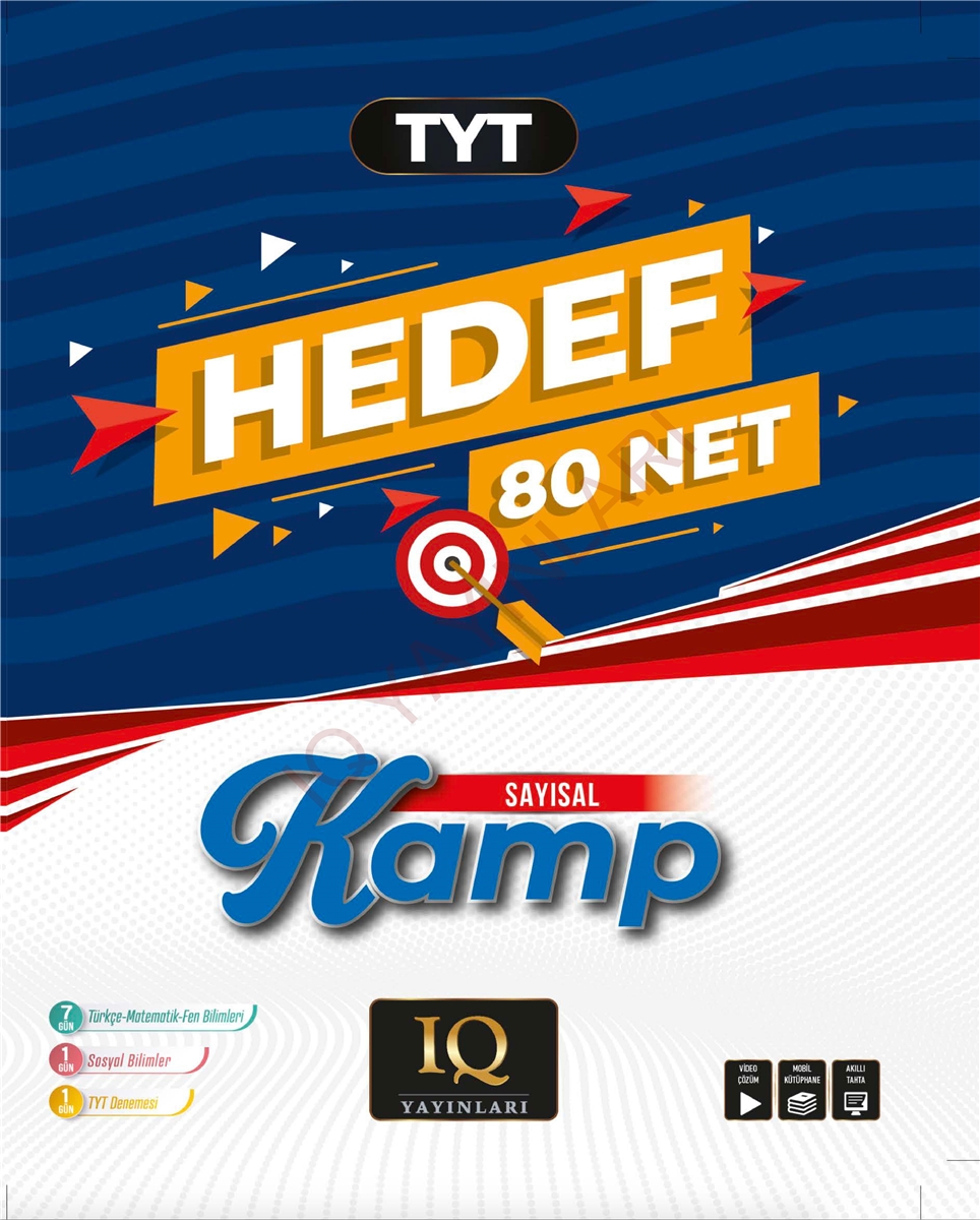 IQ YAYINLARI - TYT - TYT Hedef 80 Sayısal Kamp