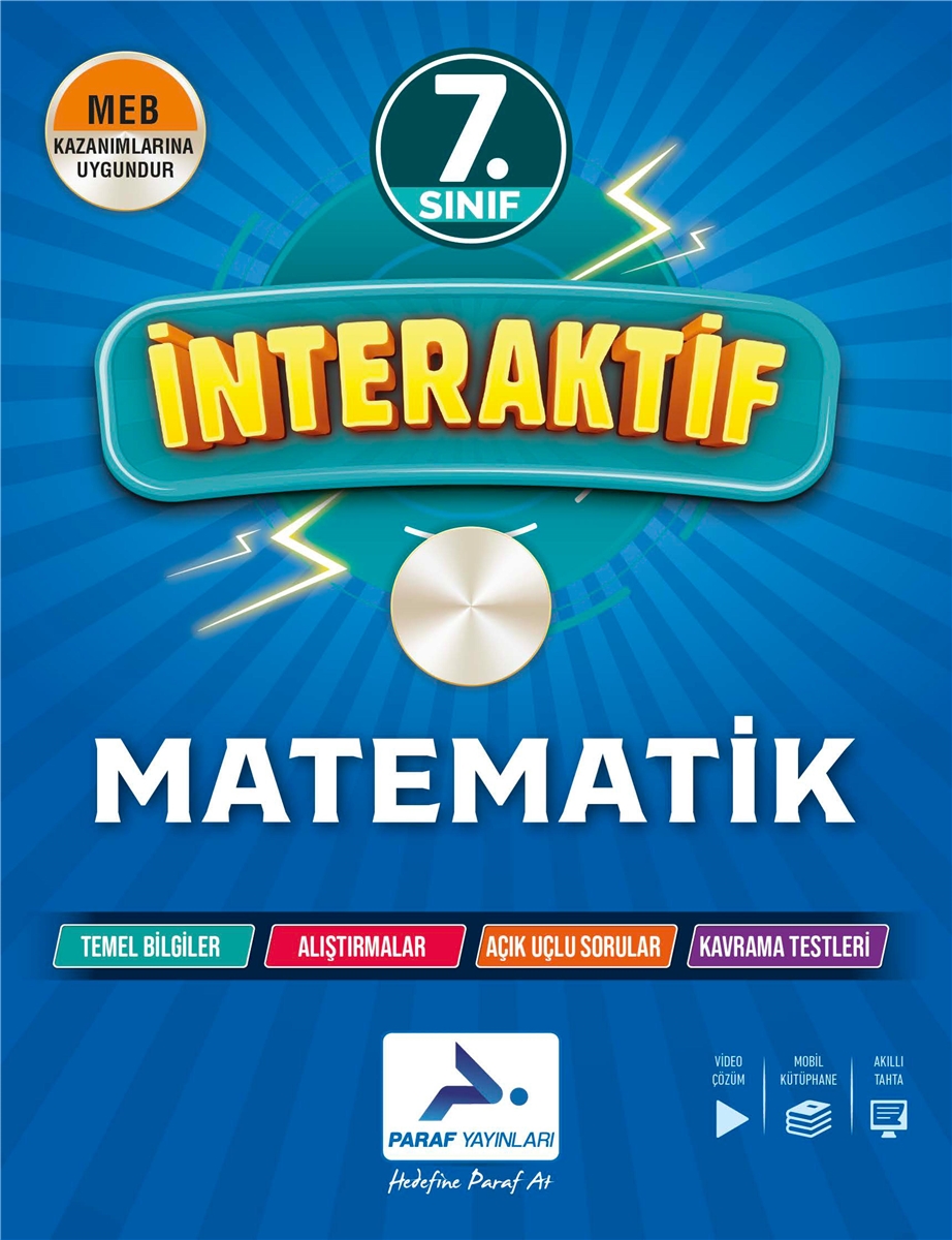 PARAF YAYINLARI - 7. SINIF - 7. Sınıf İnteraktif Matematik Soru Kütüphanesi