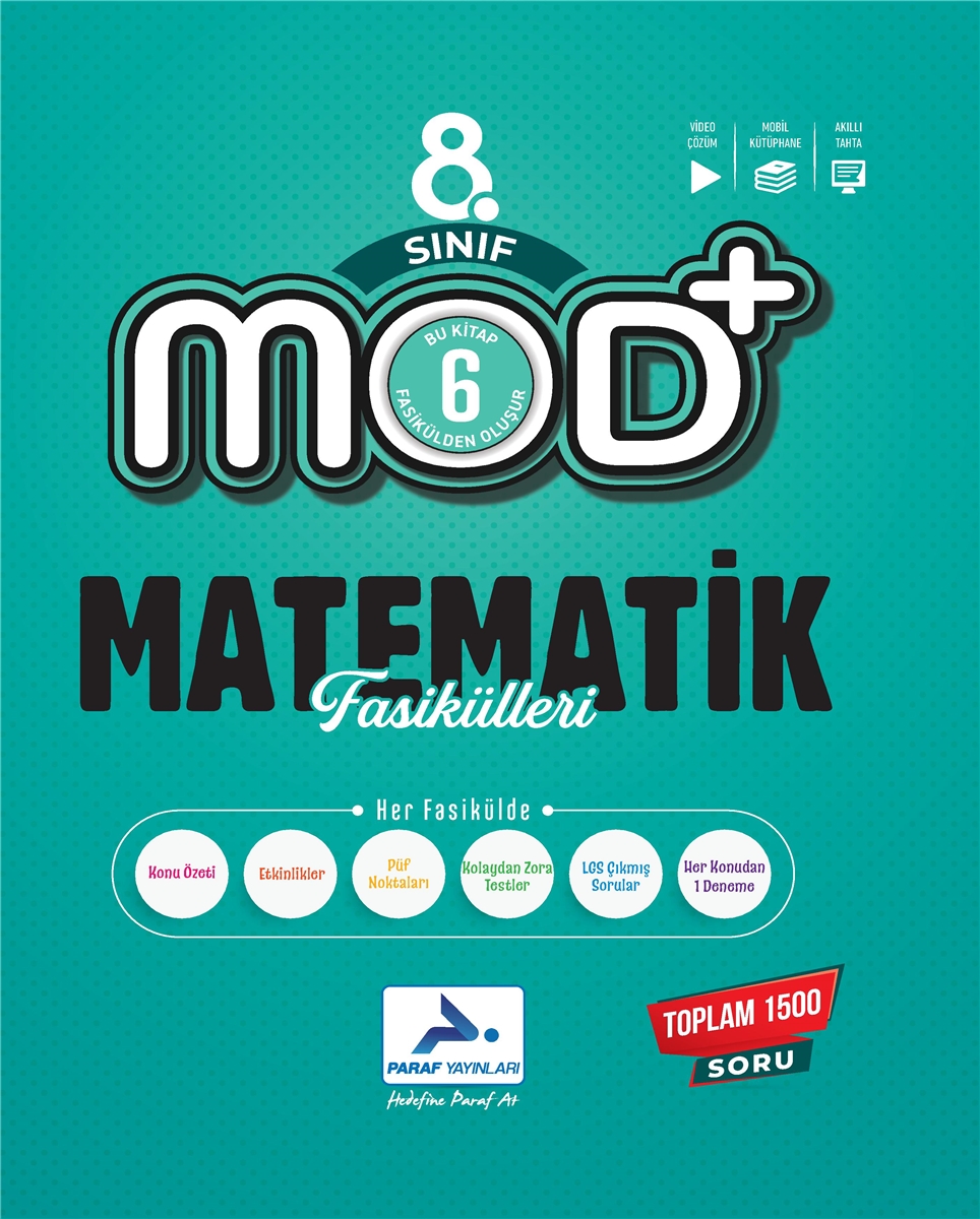 PARAF YAYINLARI - 8. SINIF - 8. Sınıf MOD Matematik Konu Anlatım