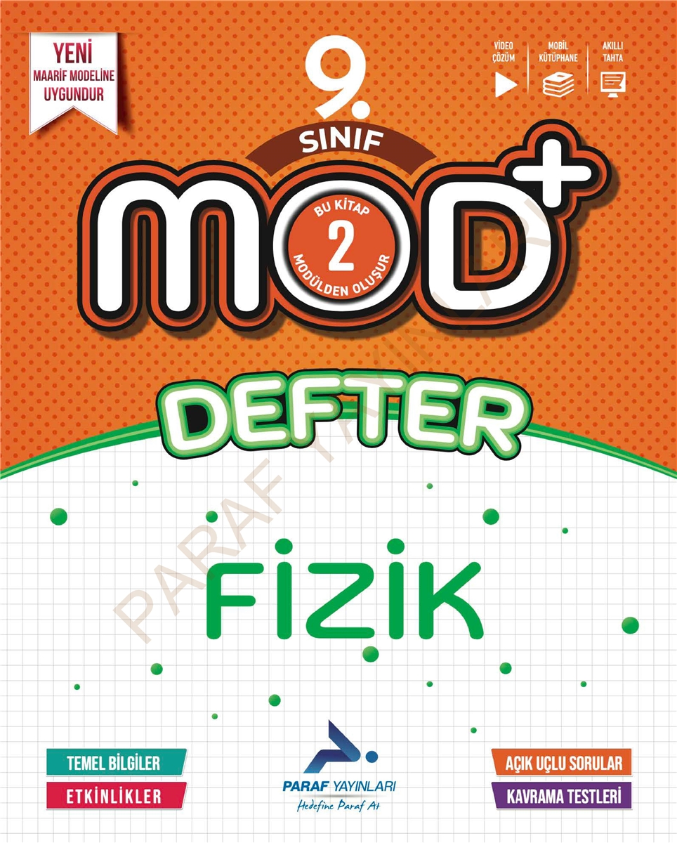 PARAF YAYINLARI - 9. SINIF - 9. Sınıf MOD Fizik Konu Anlatım
