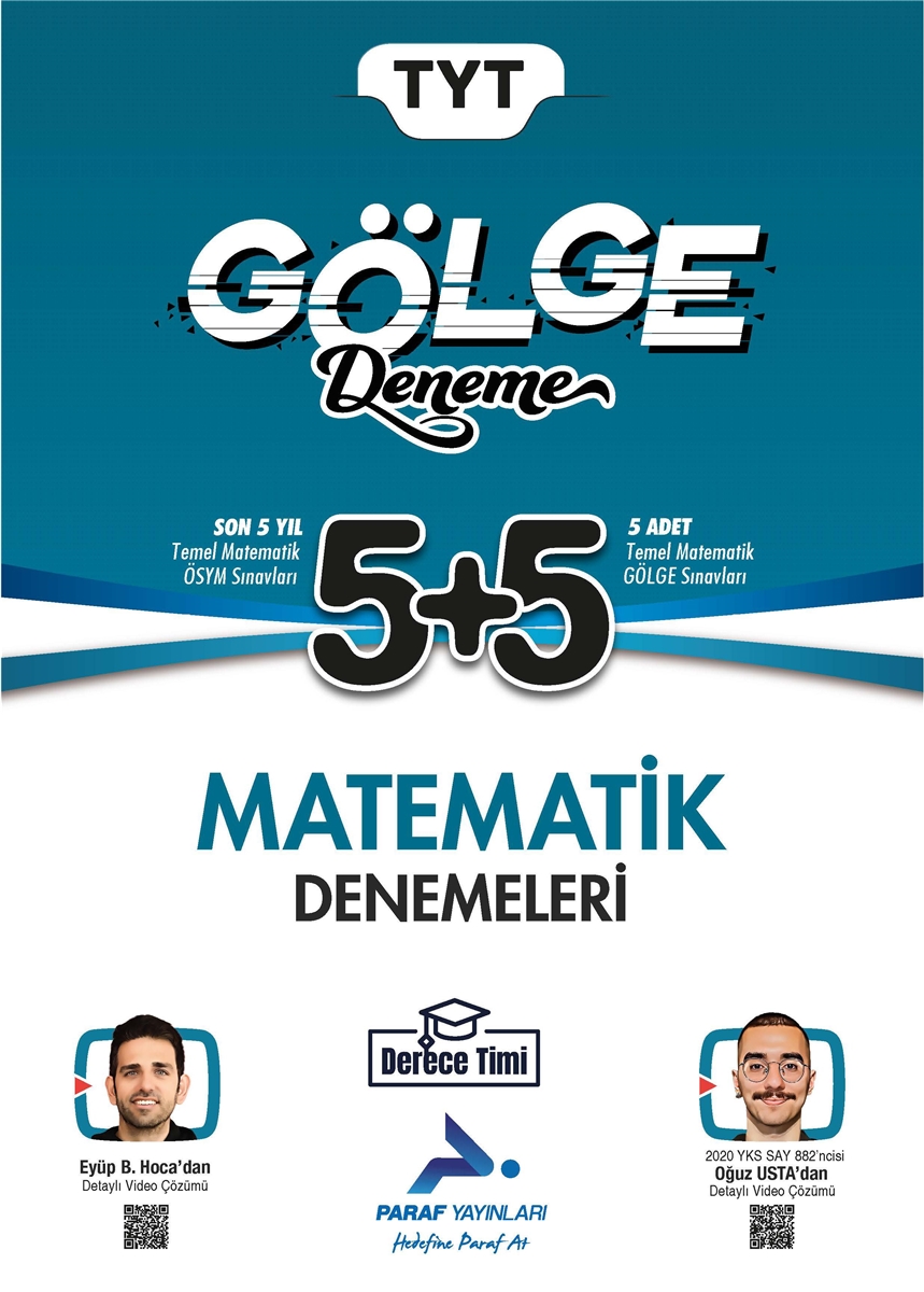 PARAF YAYINLARI - TYT - TYT Matematik Gölge Deneme