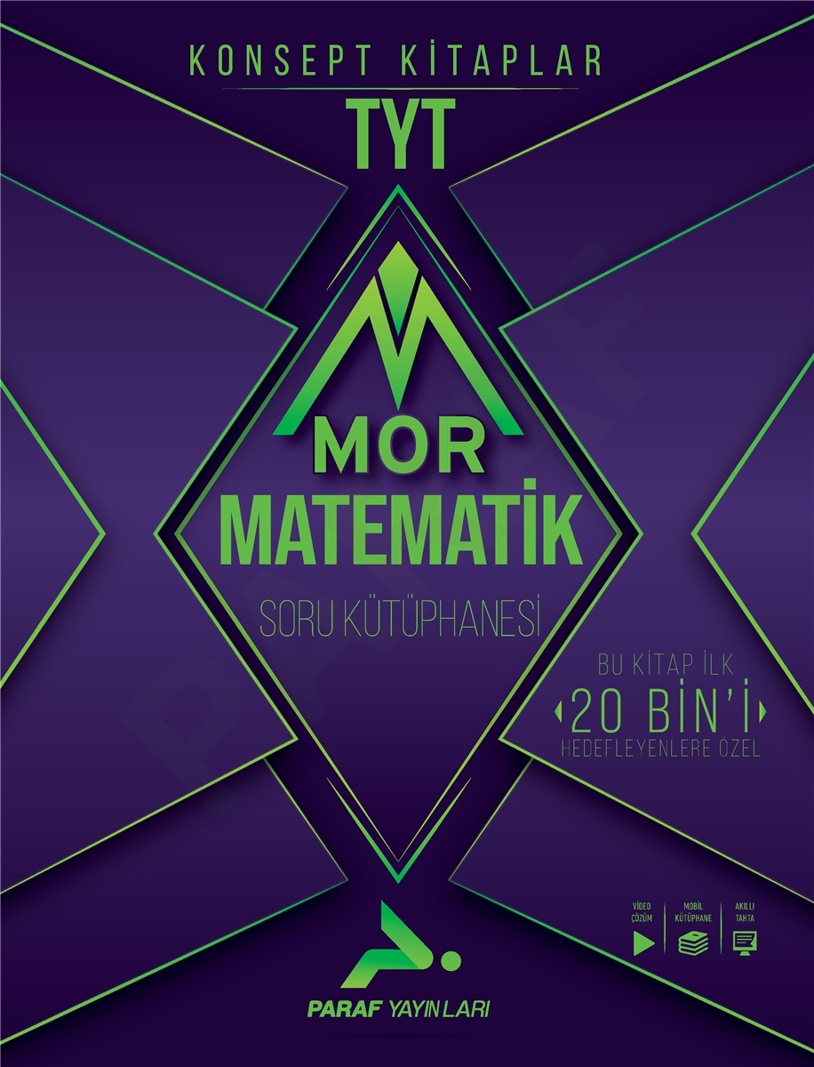 PARAF YAYINLARI - TYT - TYT Mor Matematik Soru Kütüphanesi