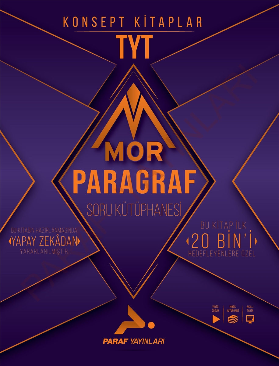 PARAF YAYINLARI - TYT - TYT Mor Paragraf Soru Kütüphanesi