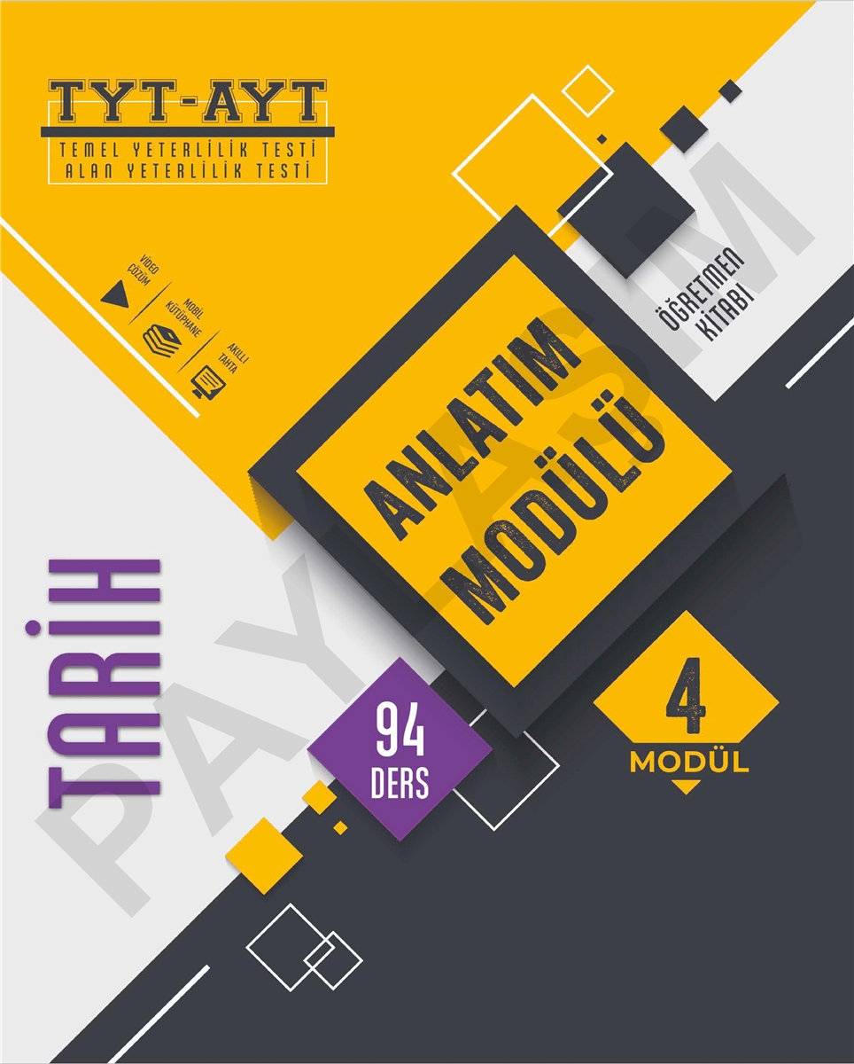 PAYLAŞIM YAYINLARI - TYT - AYT - TYT-AYT Tarih Anlatım Fasikülü