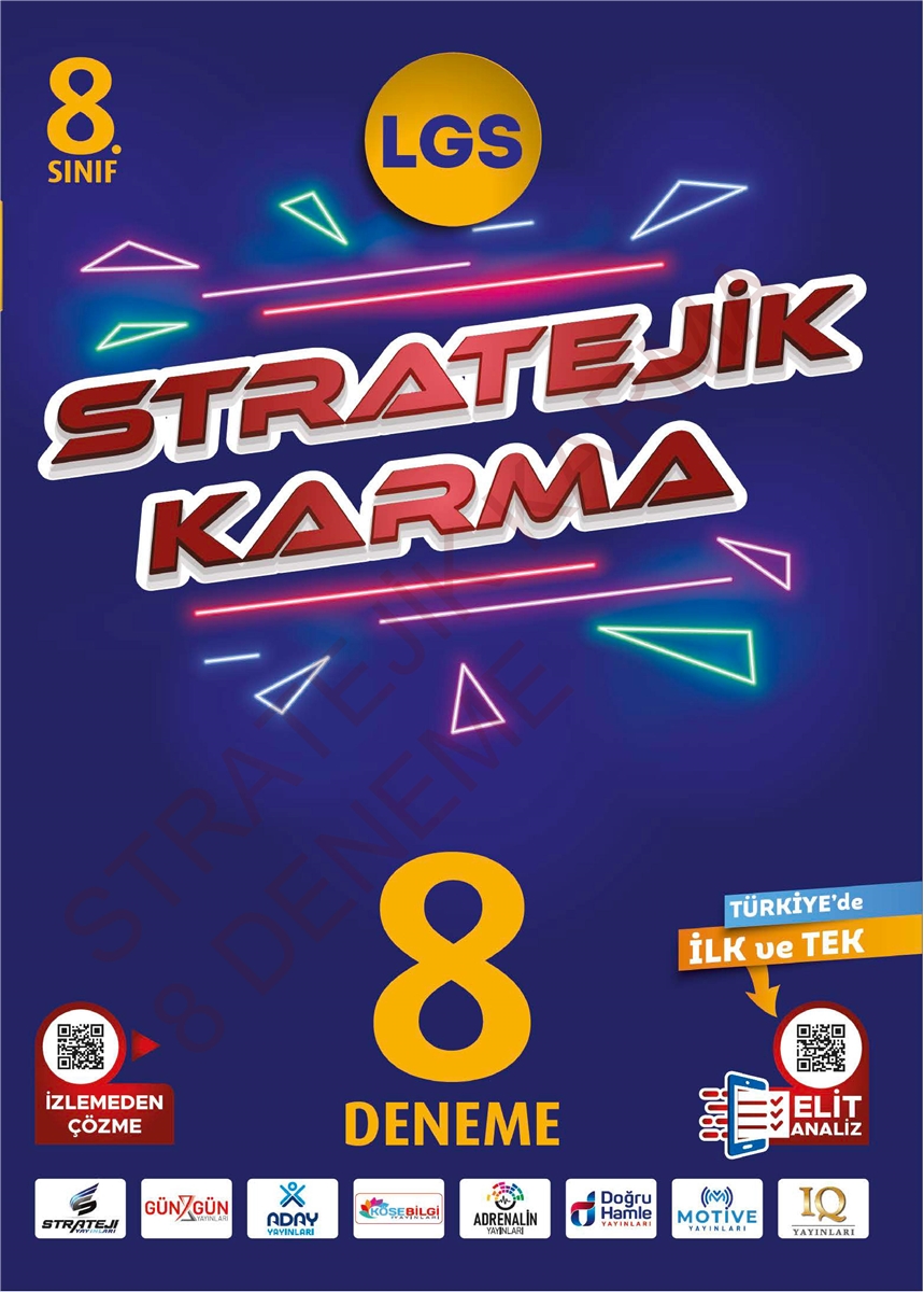 STRATEJİ YAYINLARI - 8. SINIF - Lgs Stratejik Karma 8 Deneme